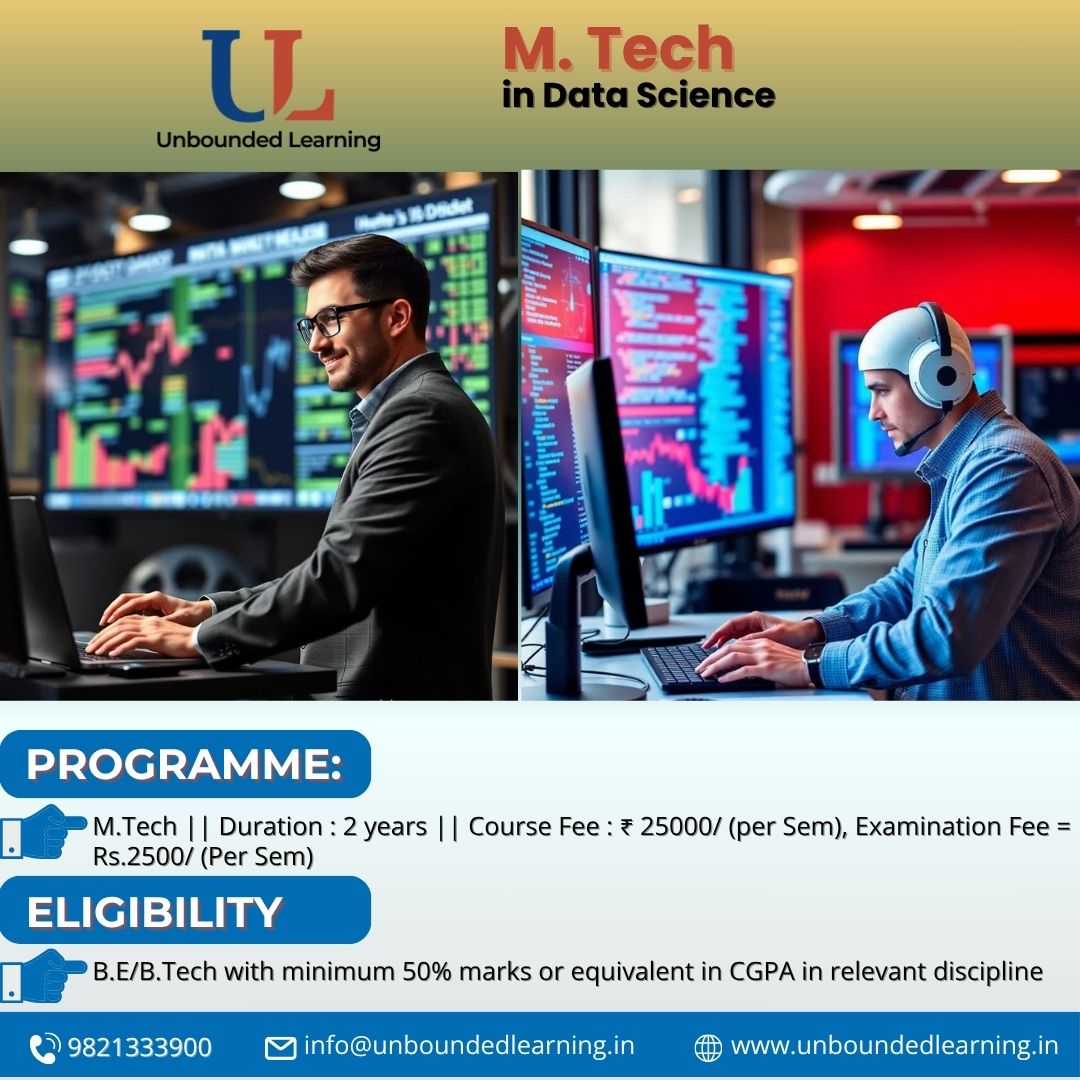 M. Tech in Data Science in Noida for Working Professionals